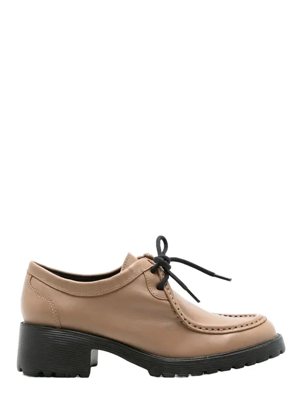 STUDIO CHOFAKIAN Austine Leather Oxfords - Brown