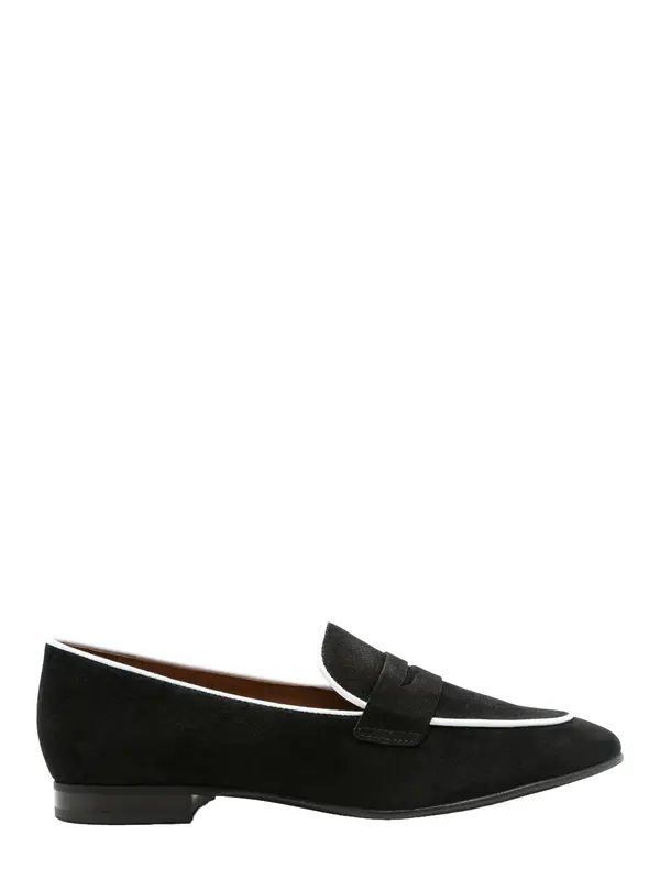 STUDIO CHOFAKIAN Lauren Penny-slot Loafers - Black