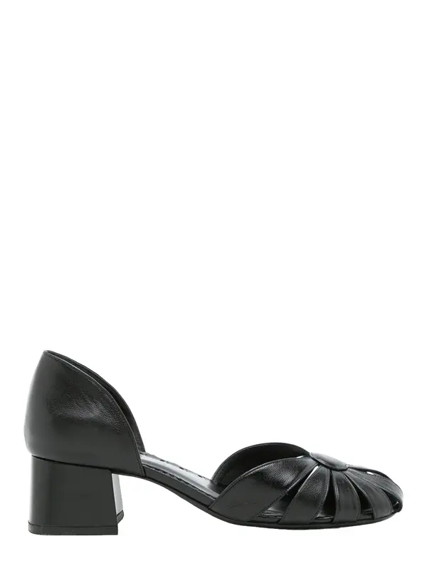 STUDIO CHOFAKIAN Marjorie 40mm Round-toe Pumps - Black
