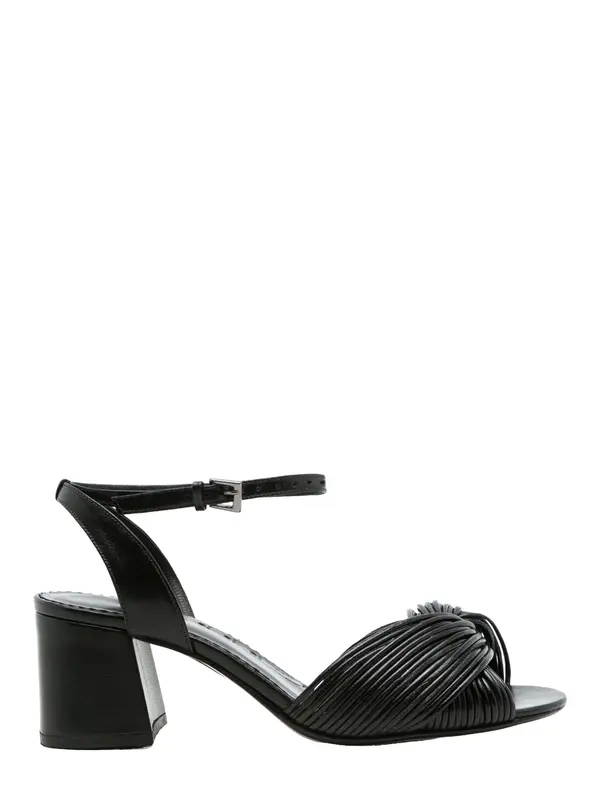 STUDIO CHOFAKIAN Colagem 45mm Leather Sandals - Black