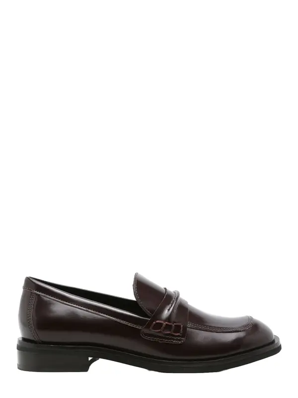 STUDIO CHOFAKIAN Eliza Leather Loafers - Brown