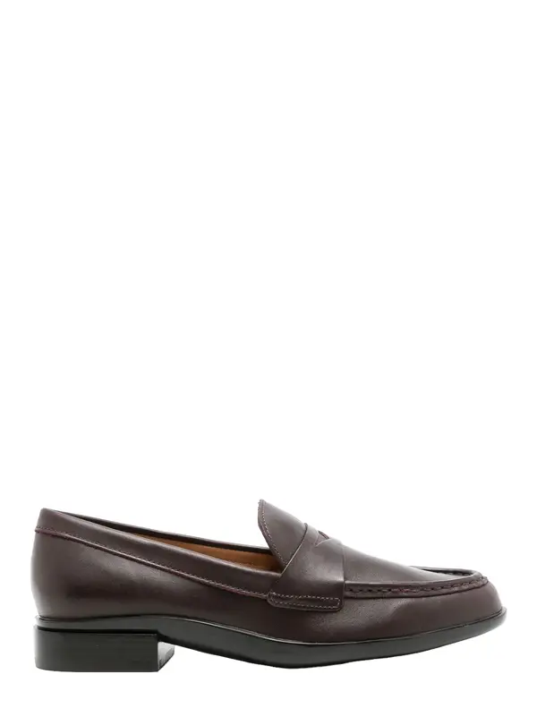 STUDIO CHOFAKIAN Ignes Leather Loafers - Brown