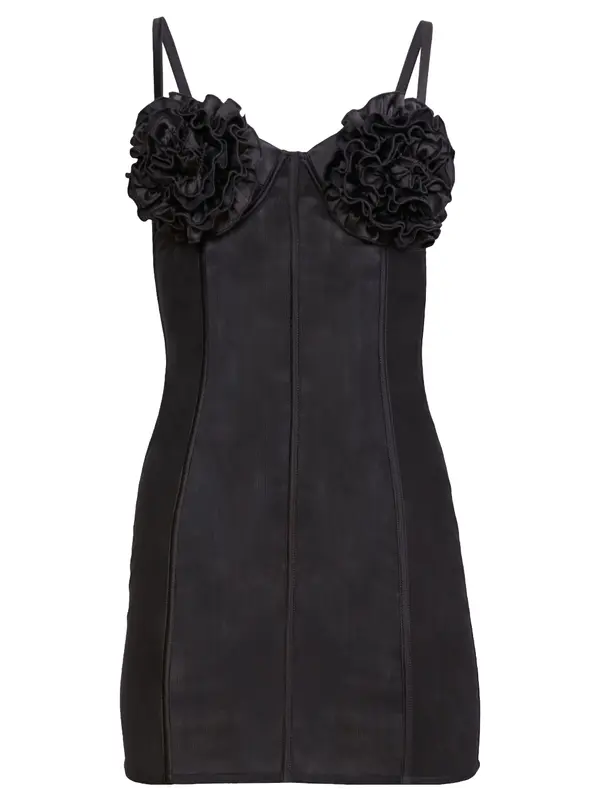 FLEUR DU MAL Rose Cup Mini Dress - One-color