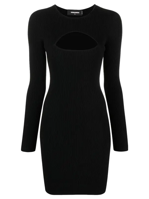 Dsquared2 Cut-out Mini Dress - Black