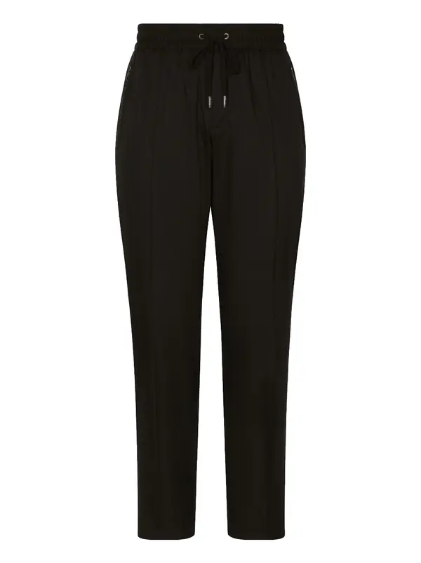 Dolce & Gabbana Logo-plaque Track Pants - Black