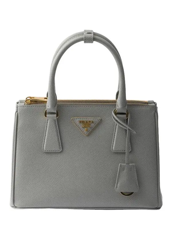 Prada Galleria Saffiano Leather Bag - Medium Grey