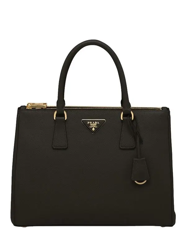 Prada Galleria Saffiano Leather Bag - Black