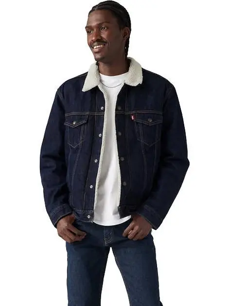 LEVI'S Type Iii Sherpa Trucker Jacket - Juniper Rinse