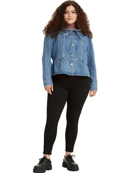 LEVI'S Mile High Super Skinny Jeans - Black Celestial