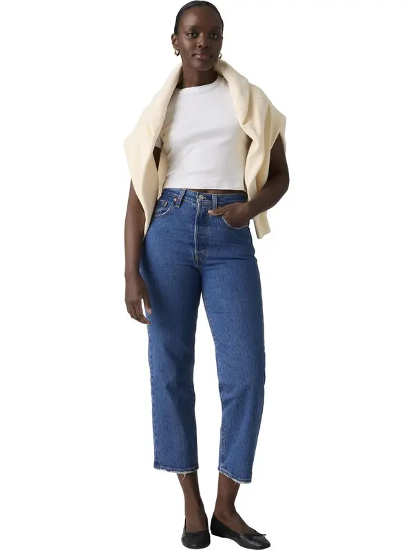 LEVI'S Ribcage Straight Ankle Jeans - Jazz Pop