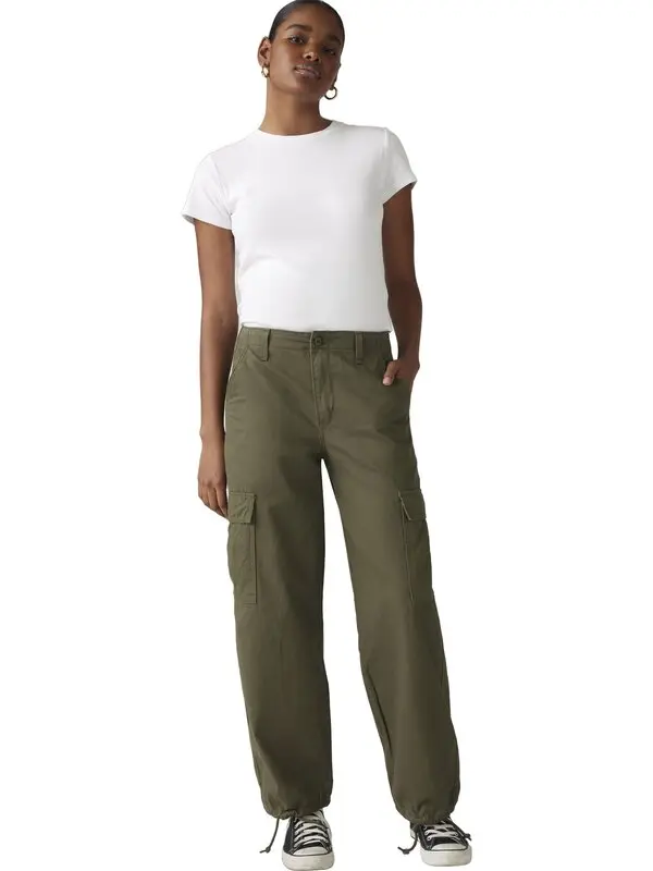 LEVI'S 94 Baggy Cargo Pants - Army Green