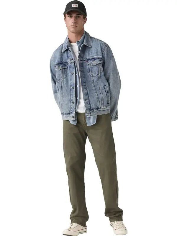 LEVI'S 505 Regular Fit Jeans - Olive Night Garment Dye