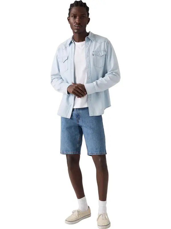 LEVI'S 405 Standard 10" Denim Shorts - Medium Score