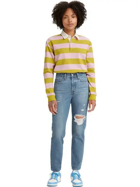 LEVI'S Wedgie Icon Fit Ankle Jeans - Athens Asleep