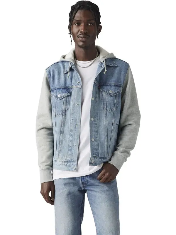 LEVI'S Hybrid Hoodie Trucker Jacket - Candy Man