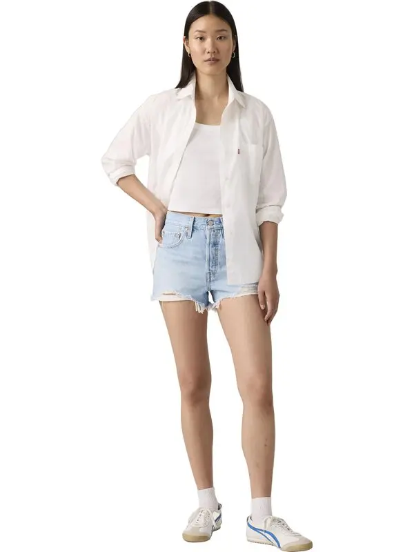 LEVI'S 501 Original High Rise Denim Shorts - Luxor Heat