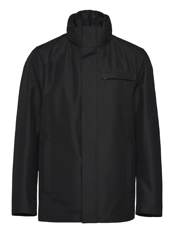 Prada Technical Fabric Blouson Jacket - Black