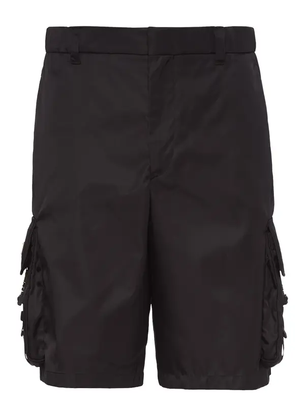 Prada Re-nylon Bermudas - Black