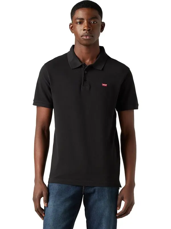 LEVI'S Housemark Polo Shirt - Mineral Black