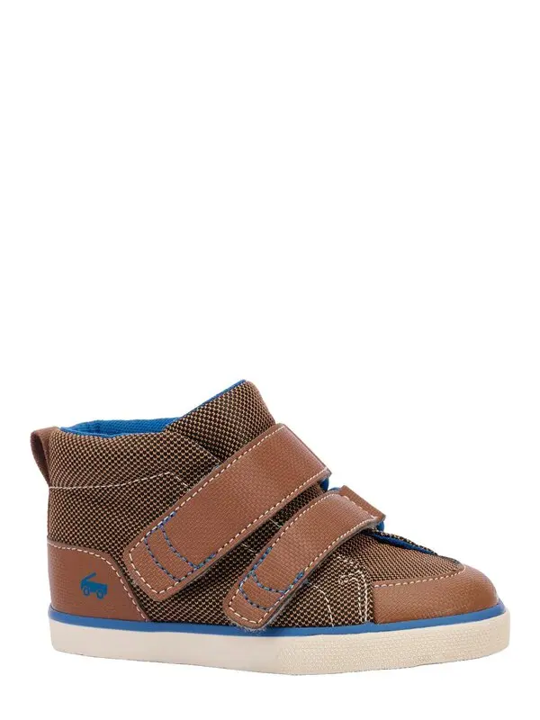 See Kai Run Dean Adapt High Top Sneaker - Brown