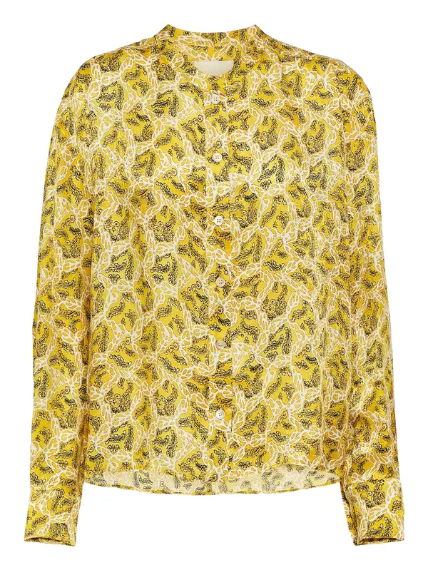 Isabel Marant Leidy Printed Satin Blouse - Multicoloured