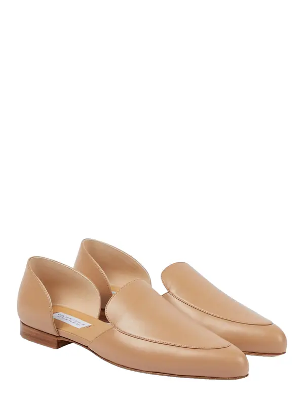 Gabriela Hearst Jax Leather Loafers - Brown