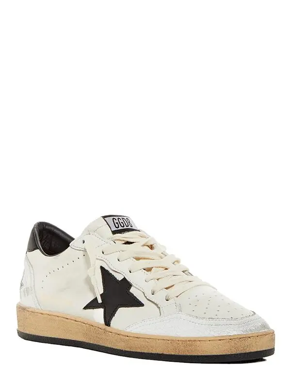 GOLDEN GOOSE Ball Star Low Top Sneakers - White/black