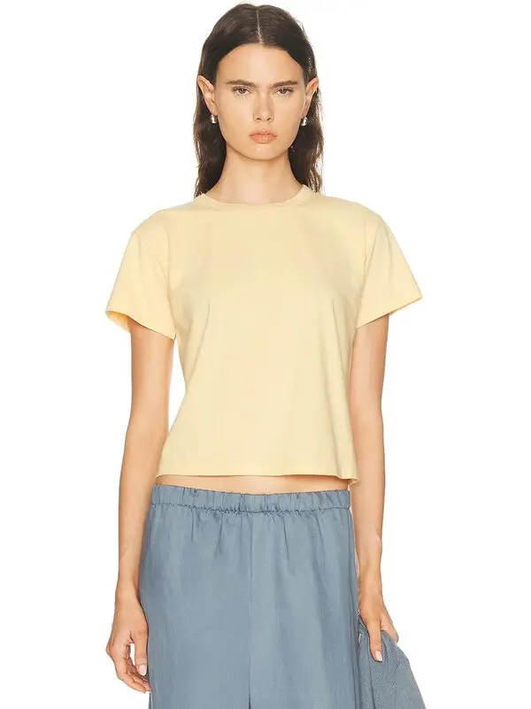 LESET The Margo Tee - Butter