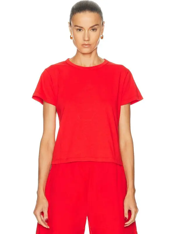 LESET The Margo Tee - Cerise