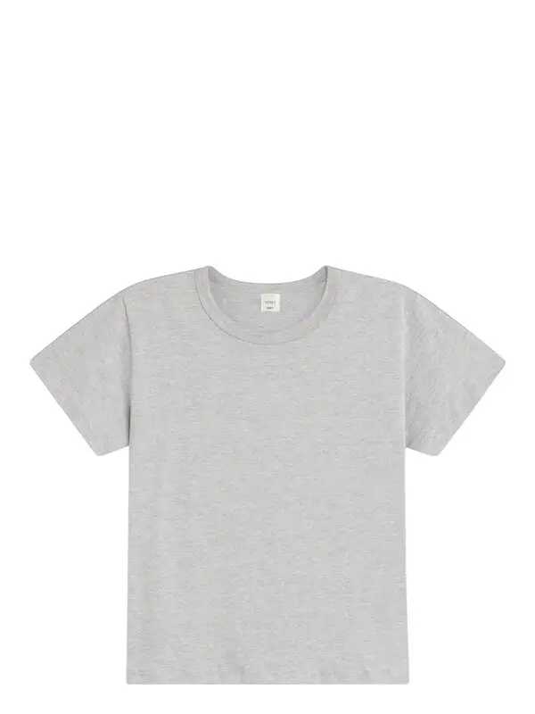 LESET The Margo Tee - Heather Grey