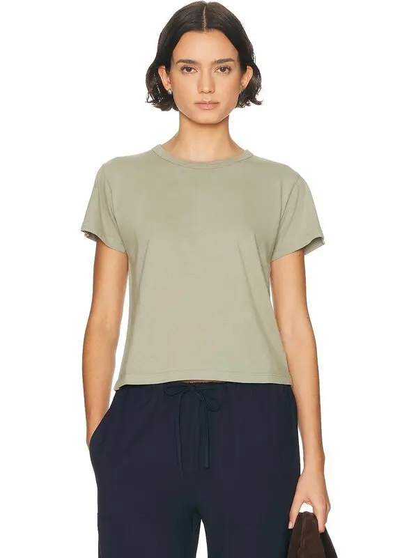 LESET The Margo Tee - Sage
