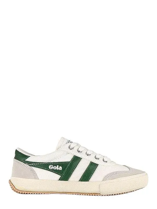 Gola Badminton Sneaker - Off White & Green