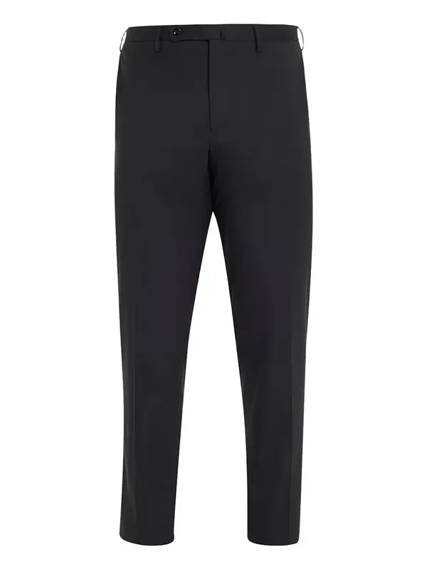 Incotex Super 150s Wool Dress Pants - Black