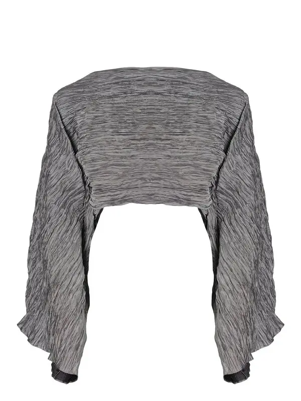 Maticevski Angelica Pleated Top - Grey