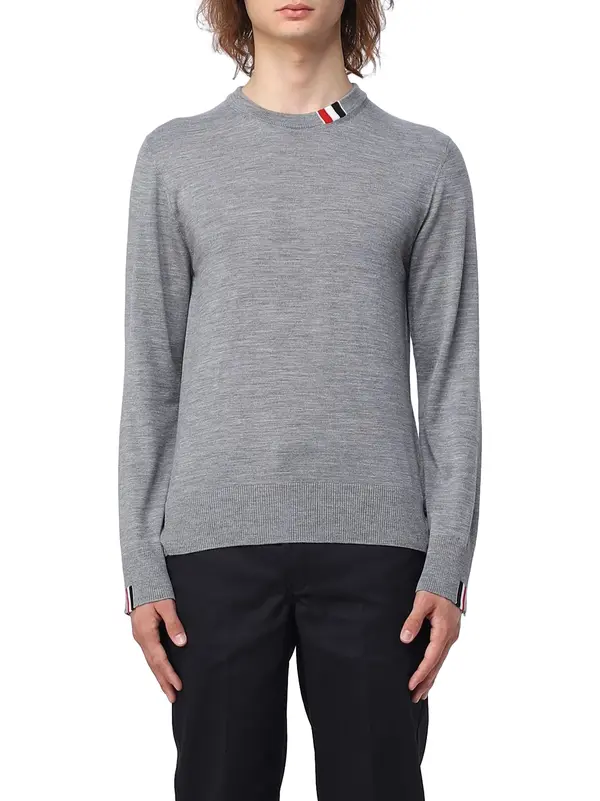Thom Browne Wool Knit Sweater - Grey