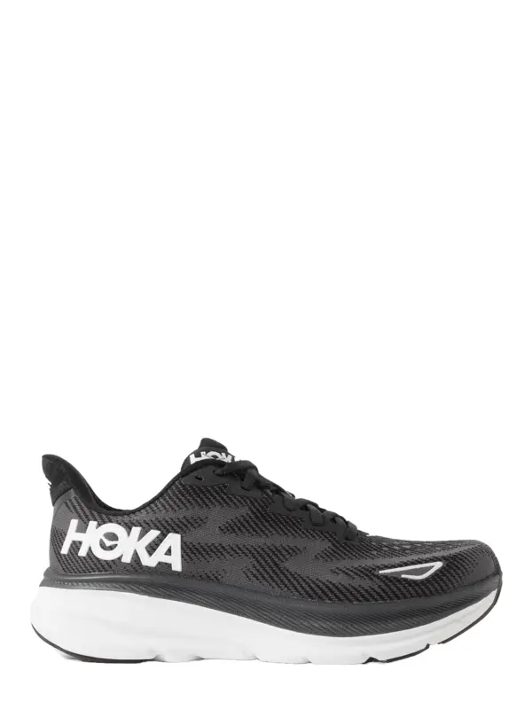 HOKA® Clifton 9 Mesh Sneakers - Black