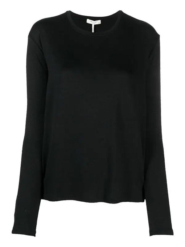 Rag & Bone Crew-neck Top - Black