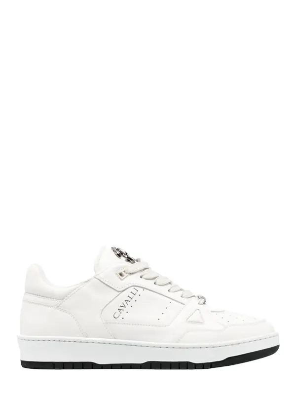 Roberto Cavalli Lace-up Low-top Sneakers - White