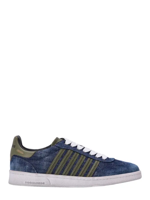 Dsquared2 Denim Lace-up Sneakers - Blue