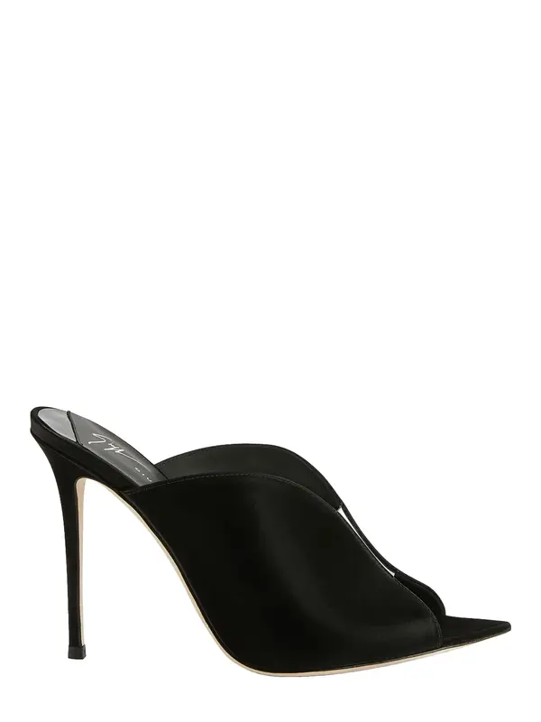GIUSEPPE ZANOTTI 105mm Intriigo Muse Sandals - Black