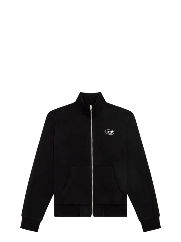 DIESEL® S-ginni-zip-od Sweatshirt - Black