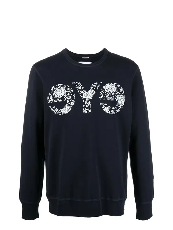 Junya Watanabe Logo-print Cotton Sweatshirt - Blue