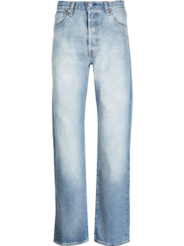 LEVI'S Mid-rise Straight-leg Jeans - Blue