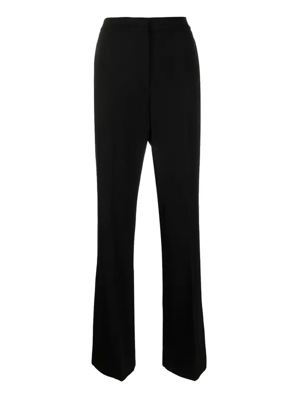 Moschino High-rise Straight-leg Trousers - Black