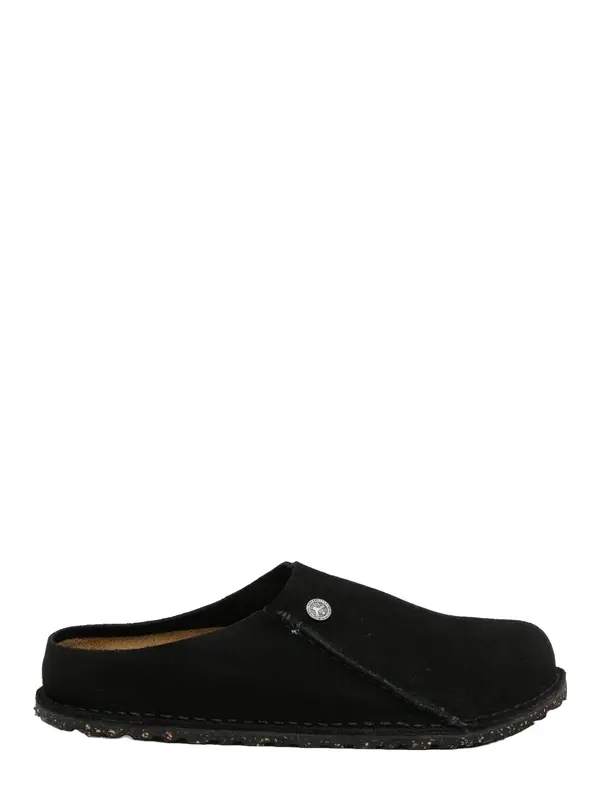 BIRKENSTOCK Zermatt Premium Suede Slippers - Black