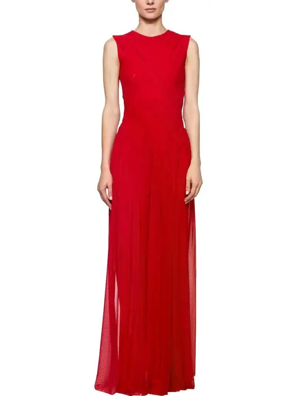 ATU BODY COUTURE Braided Maxi Dress - Red