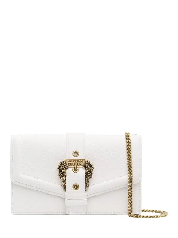 Versace Faux-leather Clutch - White