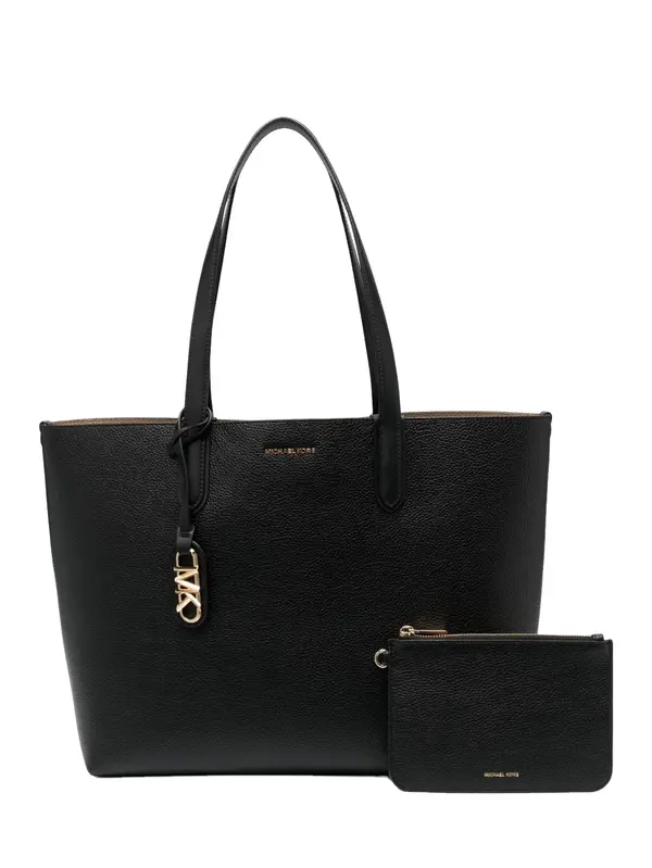 Michael Kors Eliza Xl Leather Tote Bag - Black
