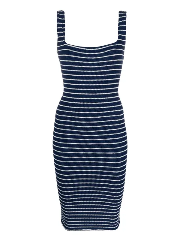 Hunza G Striped Tank Dress - Blue