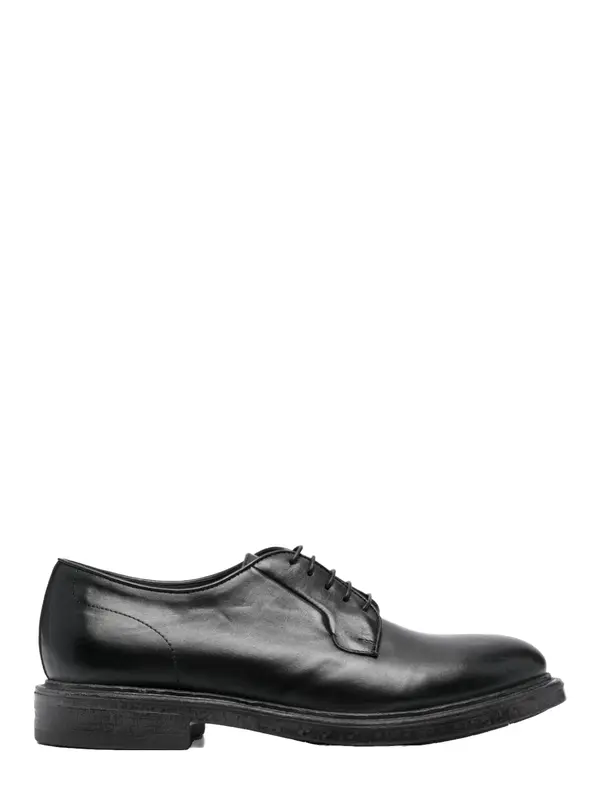Moma Lace-up Leather Derby Shoes - Black